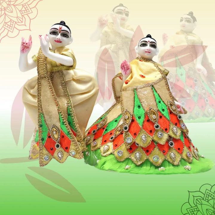 Buy Radha Krishna Sat collection," "Radha Krishna matching outfits ...
